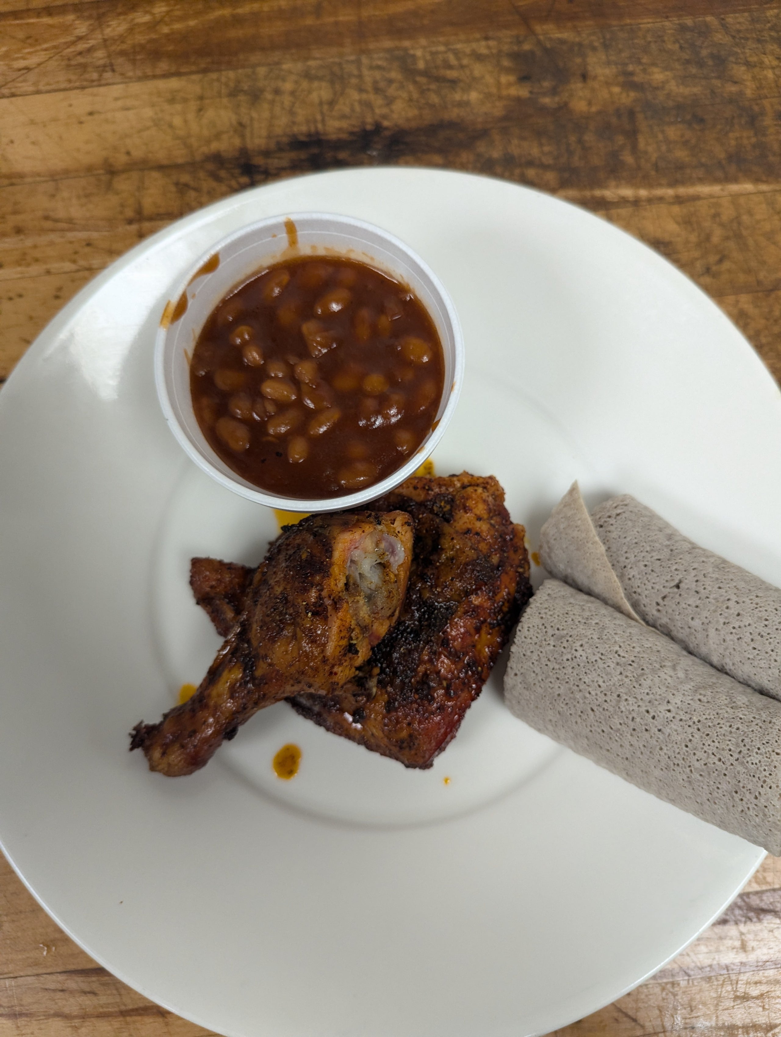 Awaze Chicken 2 pc BBQ Plate | Smoke'N Ash B.B.Q LLC